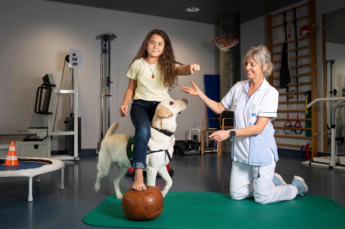 A l’hôpital de Riaz, la thérapie qui a du chien | Toutous.ch
